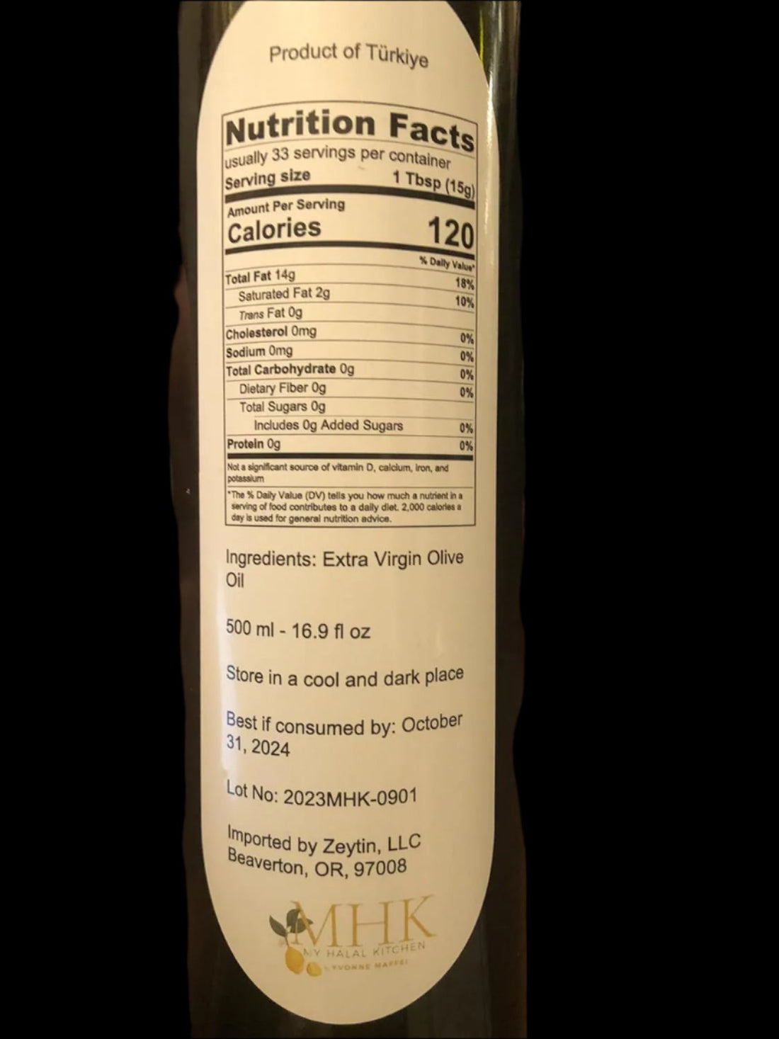 Oil of Anatolia Extra Virgin Olive Oil